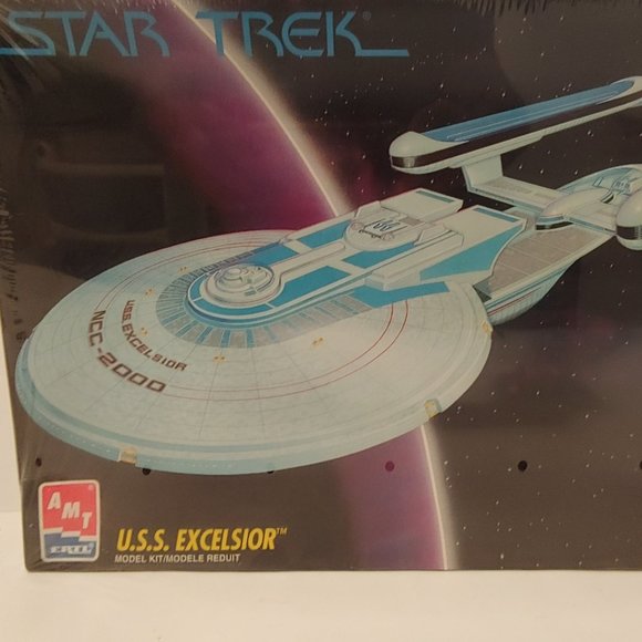 ERTL | Toys | Vintage New Star Trek U S S Excelsior Starship Kit | Poshmark
